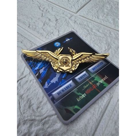 Brevet Tni Au Wing Pnb Ptta Shopee Malaysia
