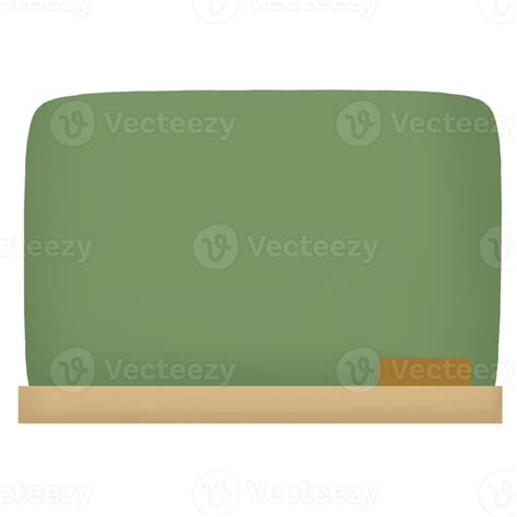 green chalkboard with chalk in classroom setting 42930411 png