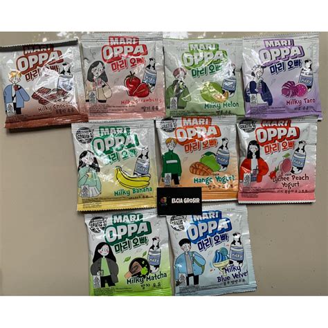 Marioppa 10pcs Free 5pcs Korean Milk Drink Mari Oppa Shopee Malaysia