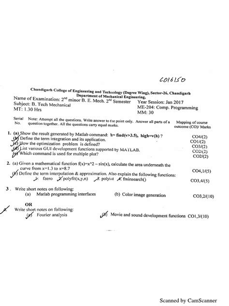 Matlab Sem 2 Pdf