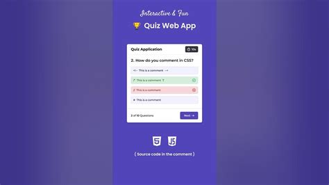 Quiz App With Timer In Html Css And Javascript Youtube