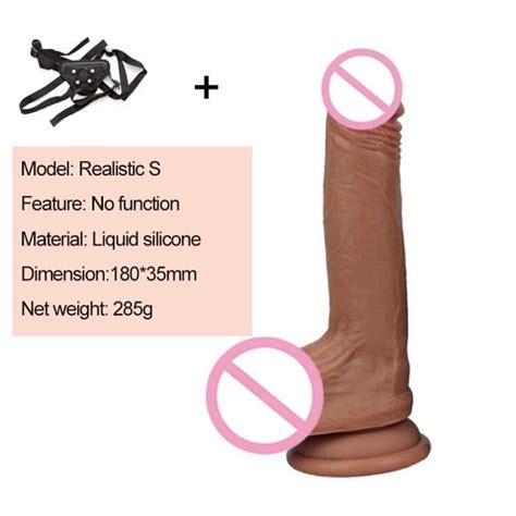 Godemichet en Silicone de 1457 pouces énorme Gode réaliste pour