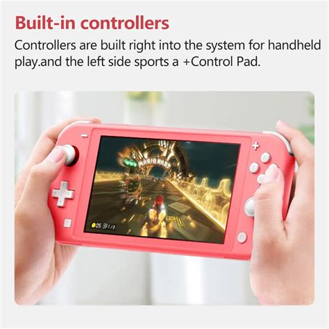 Nintendo Switch Lite Handheld Game Console 275g Lightweight And