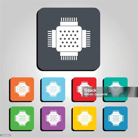 프로세서 Cpu 벡터 아이콘 그림 0명에 대한 스톡 벡터 아트 및 기타 이미지 0명 2017년 Cpu Istock