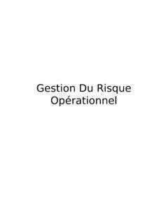 Gestion Du Risque Opérationnel gestion du risque op 233 rationnel pdf