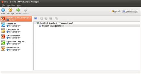 Create And Restore Vm Snapshot In Virtualbox On Ubuntu Linux