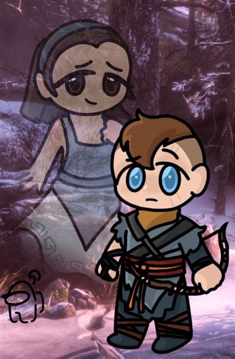 Calliope and Atreus by MunaNonBina on DeviantArt