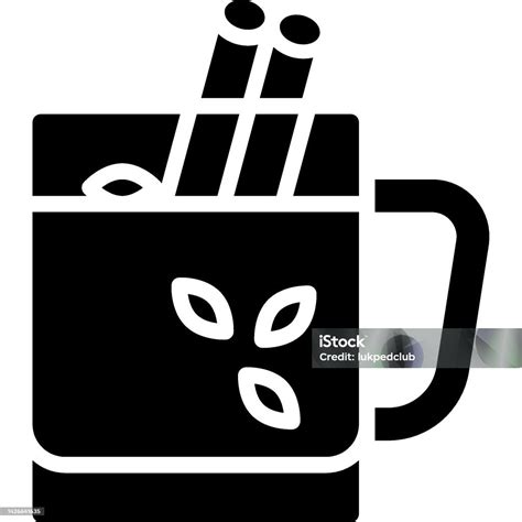 Glogg Cocktail Icon Alcoholic Mixed Drink Vector Stock Illustration