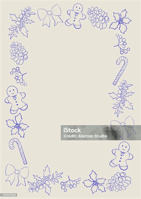 초대장 디자인 메뉴 사교 행사를 위한 카드를 위한 크리스마스 배경 파란색 미니멀리즘 삽화가 있는 트렌드 템플릿에 텍스트 또는 이미지를 위한 빈 공간이 있는 테두리 12월에