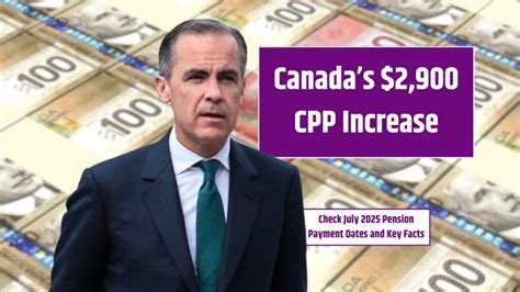 Canadas CPP Increase Check July Pension Payment Dates And Key Facts