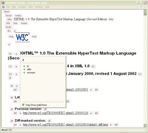XEditNet The WYSIWYG XML Editor For NET