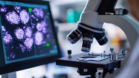 High Resolution Digital Pathology Slide Scanned For Analysis Stock