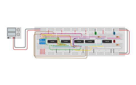 Circuit Design 2 Bit Comparator Circuit Tinkercad