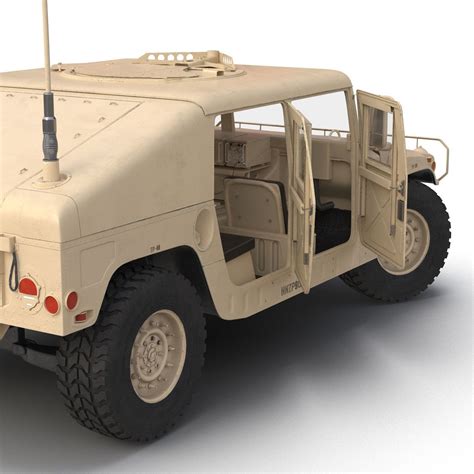 Humvee Desert D Model Ds C D Fbx Ma Obj Max Free D