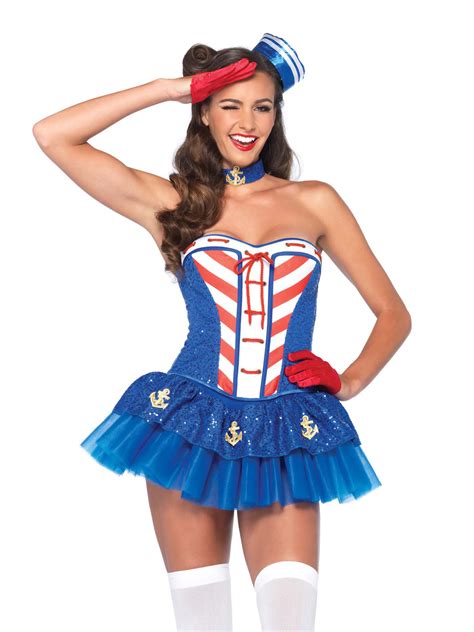 Disfraz De Marinera Sexy Azul Mujer Disfraces Adultos Y Disfraces Originales Baratos Vegaoo