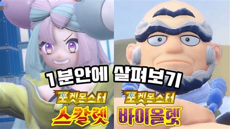 체육관 공략 1분컷 속성 포켓몬순서 공략 【포켓몬스터 스칼렛 바이올렛】 Youtube