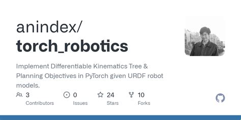 GitHub Anindex Torch Robotics Implement Differentiable Kinematics