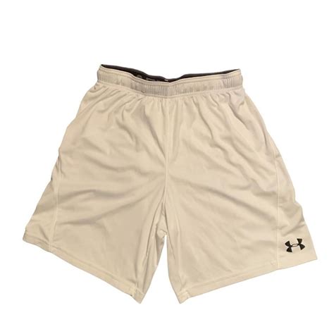 Medium White Underarmour Shorts Depop