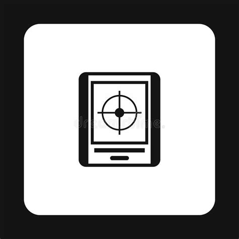 Jps Navigator Icon Simple Style Stock Illustration Illustration Of