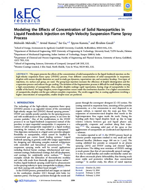 Pdf Modeling The Effects Of Concentration Of Solid Nanoparticles In