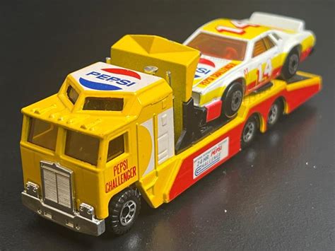Matchbox Cy10 Kenworth Cabover Racing Transporter Pepsi Team Convoy Aukro