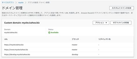 【簡単】aws Amplifyで静的サイトを構築する方法 カフーブログ