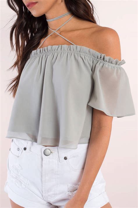 Cute Rose Crop Top Off Shoulder Top Rose Top Rose Crop Top 44