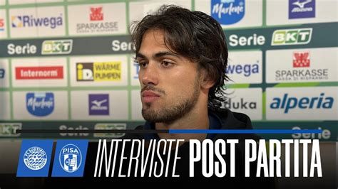 INTERVISTE POST PARTITA SÜDTIROL PISA YouTube