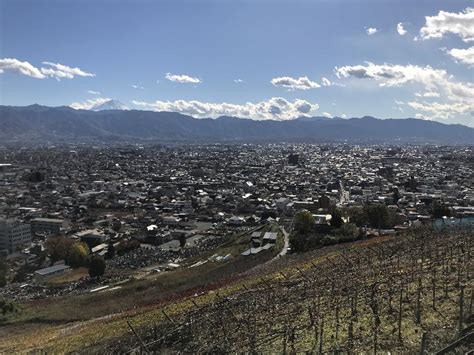 甲府盆地を囲む山々北から 醍醐山と下部しもべ温泉 楽天ブログ