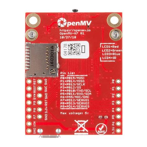 Openmv Cam H7 A Machine Vision Camera Module Darkoct02