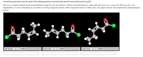 Solved Provide Systematic Names For The Compounds Using Chegg