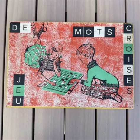 JEU DE MOTS Croisés Ancienne Boîte EUR 19 00 PicClick FR