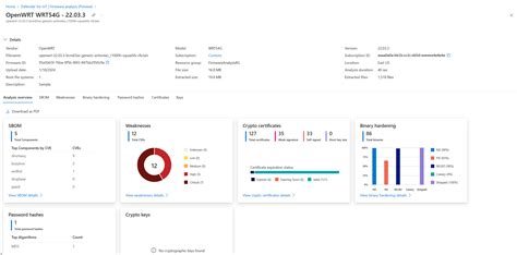 what s new in firmware analysis microsoft learn