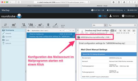 V3 Mail Konten In Mail Programm Einrichten Macbay Hilfeseiten