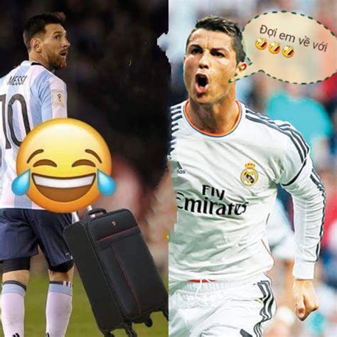 Ảnh Chế Messi Và Ronaldo Dắt Tay Nhau Rời World Cup Khiến CĐm Thích Thú