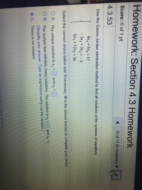 Solved Homework Section 4 3 Homework Score 0 Of 1 Pt