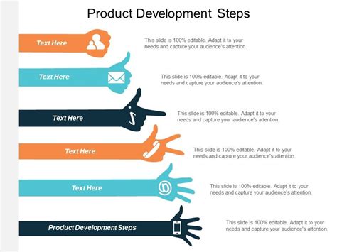 Product Development Steps Ppt Powerpoint Presentation Styles Design