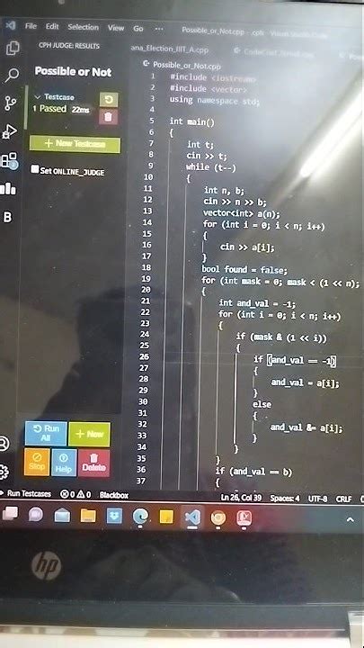 Possible Or Not Codechef Contest Solution Codechef Starters 94 Youtube