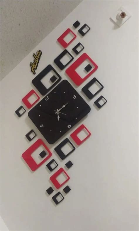 Analog Black Rectangular Acrylic Wall Clock At ₹ 1100 Piece In Rajkot Id 19930556491