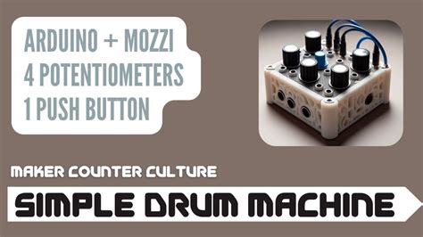 Simple Drum Machine With Arduino And Pots No Extra Hardware YouTube