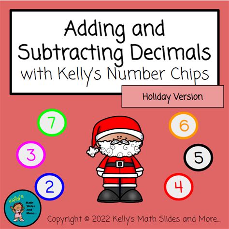 Free Christmas Adding And Subtracting Decimals Worksheet Download Free