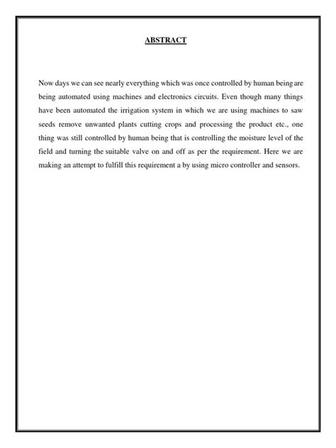 Smart Irrigation System 1 Pdf Internet Of Things Unit Testing