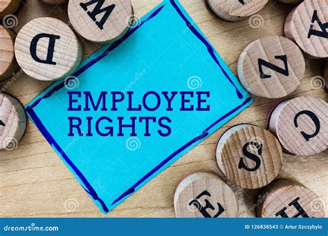 Word Writing Text Employee Rights Business Concept For All Employees
