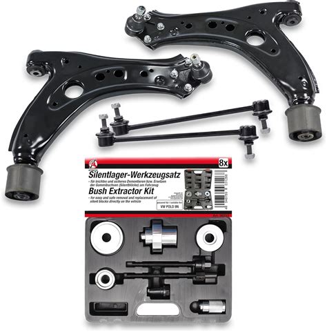 Atec Germany 2x Querlenker Vorderachse Vorne Unten Links And Rechts