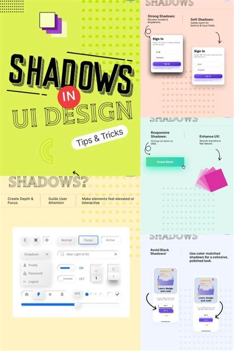 mastering shadows in ui design tips for depth and interaction in 2024