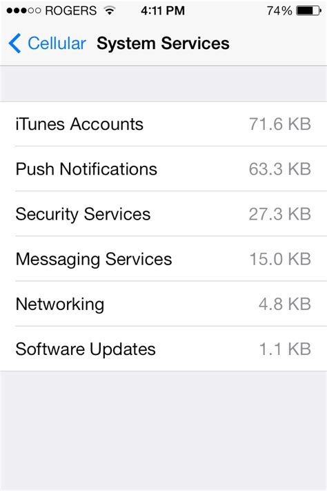 Cellular Data Usage ITunes Account MacRumors Forums