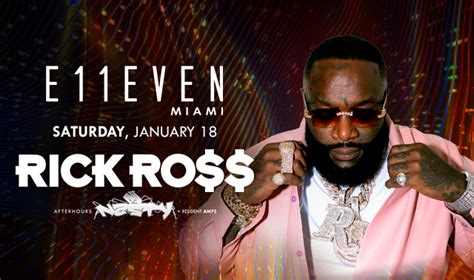 Rick Ross Tickets At E11even Miami In Miami By 11 Miami Tixr