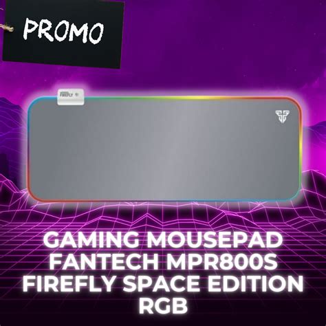 Gaming Mousepad Fantech MPR800s Firefly Space Edition RGB Quadra Computer