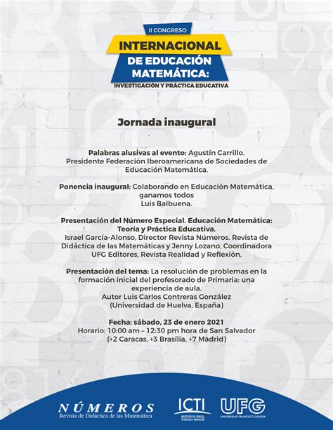 II Congreso Internacional de Educación Matemática Investigación y Práctica Educativa Blog