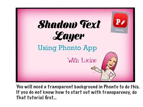 IPad Digital Fun Shadow Layer Using Phonto App